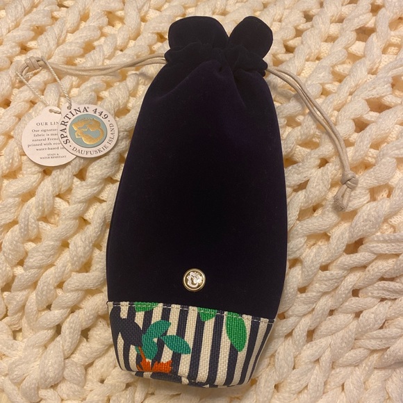 Spartina 449 | Bags | Spartina 449 Single Wine Caddy Velvet And Linen ...